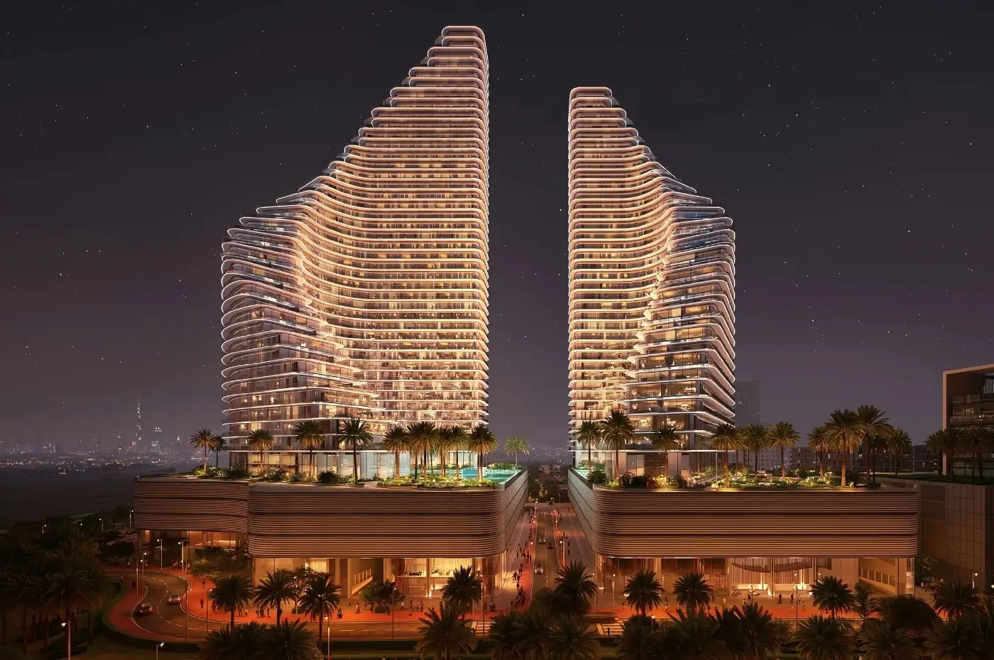Binghatti Flare Tower 2 in Jumeirah Village Triangle - Dubricks.