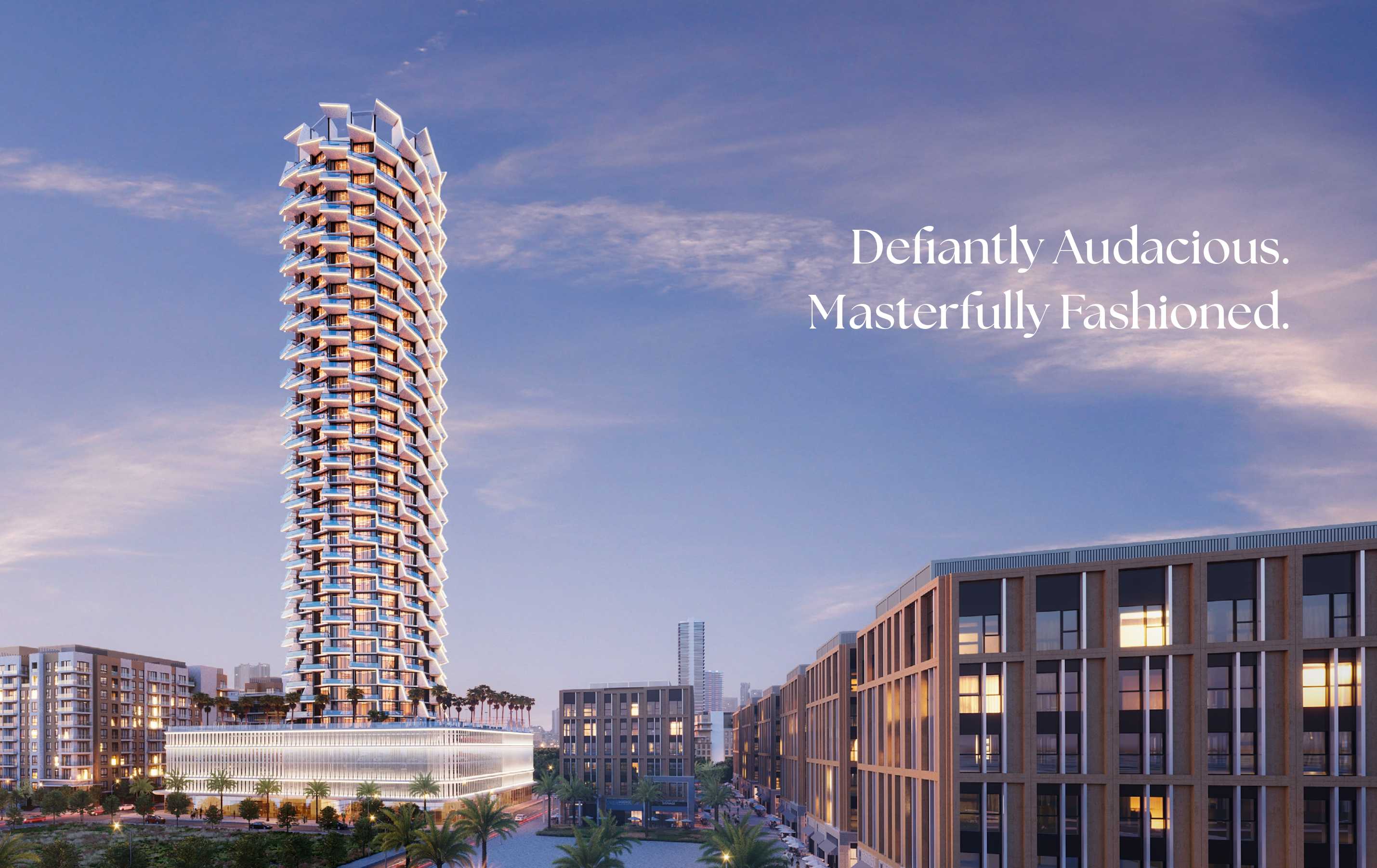 Binghatti Phantom is a 44-storey residential building under development ...