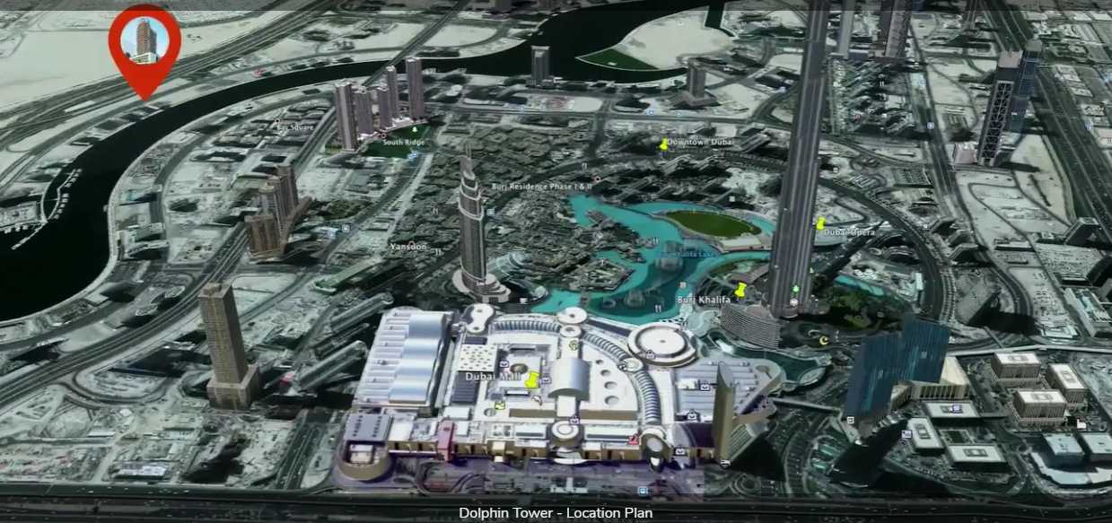 Dolphin Tower in Business Bay Dubai - Dubricks.