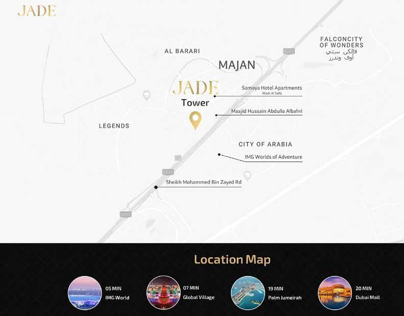 Jade Tower is an architectural masterpiece nestled in Majan