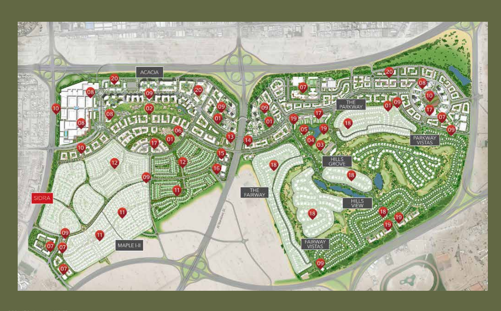 Villas for sale in Sidra 2 Villas, Dubai Hills Estate