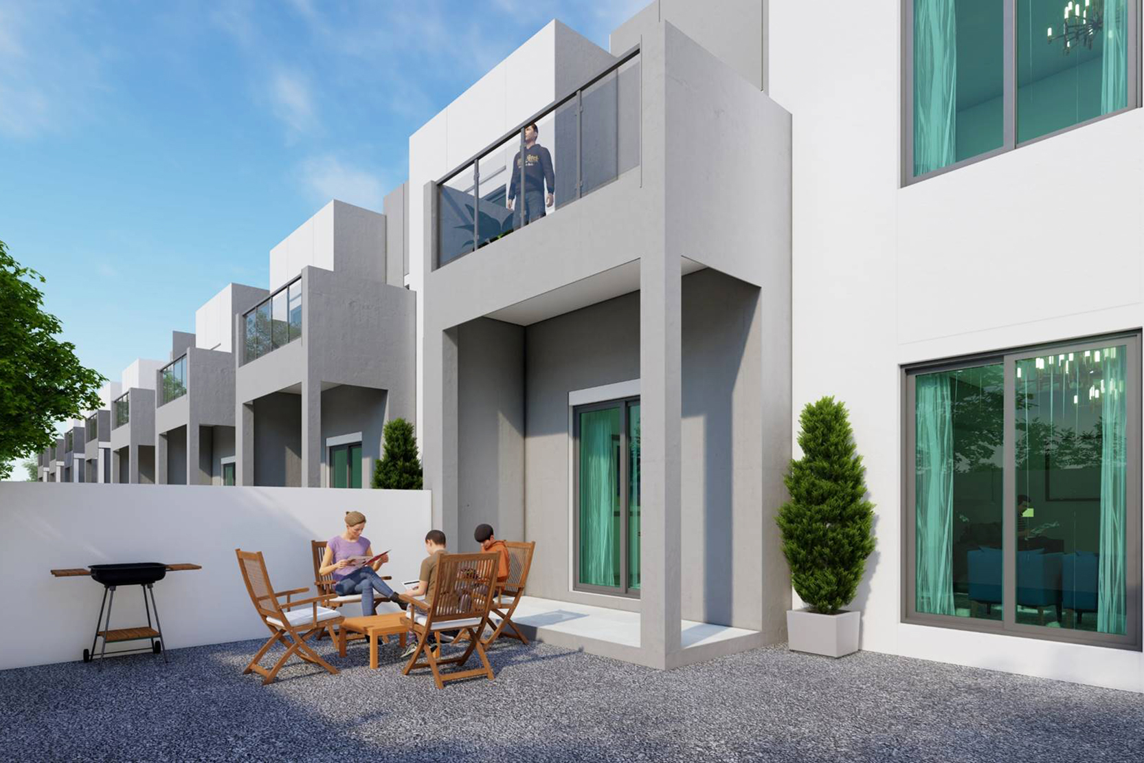 Estate 2 Townhouses in Al Furjan West, Al Furjan, Dubai - Dubricks.