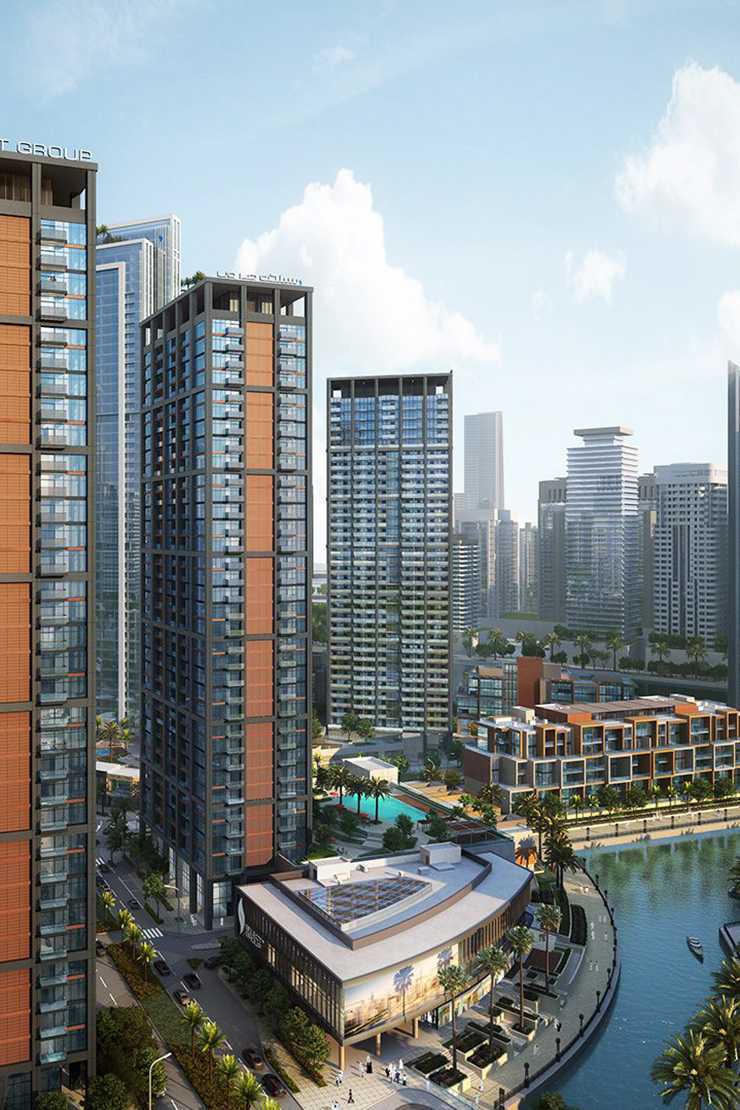 Luxury apartments available in Peninsula Three.