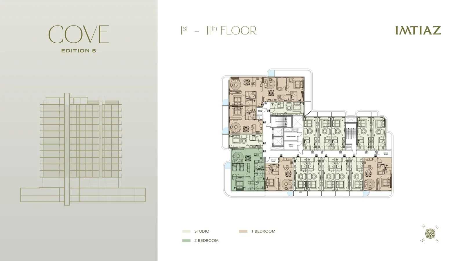 Cove Edition Residence 6 in Dubai Residence Complex - Dubricks.