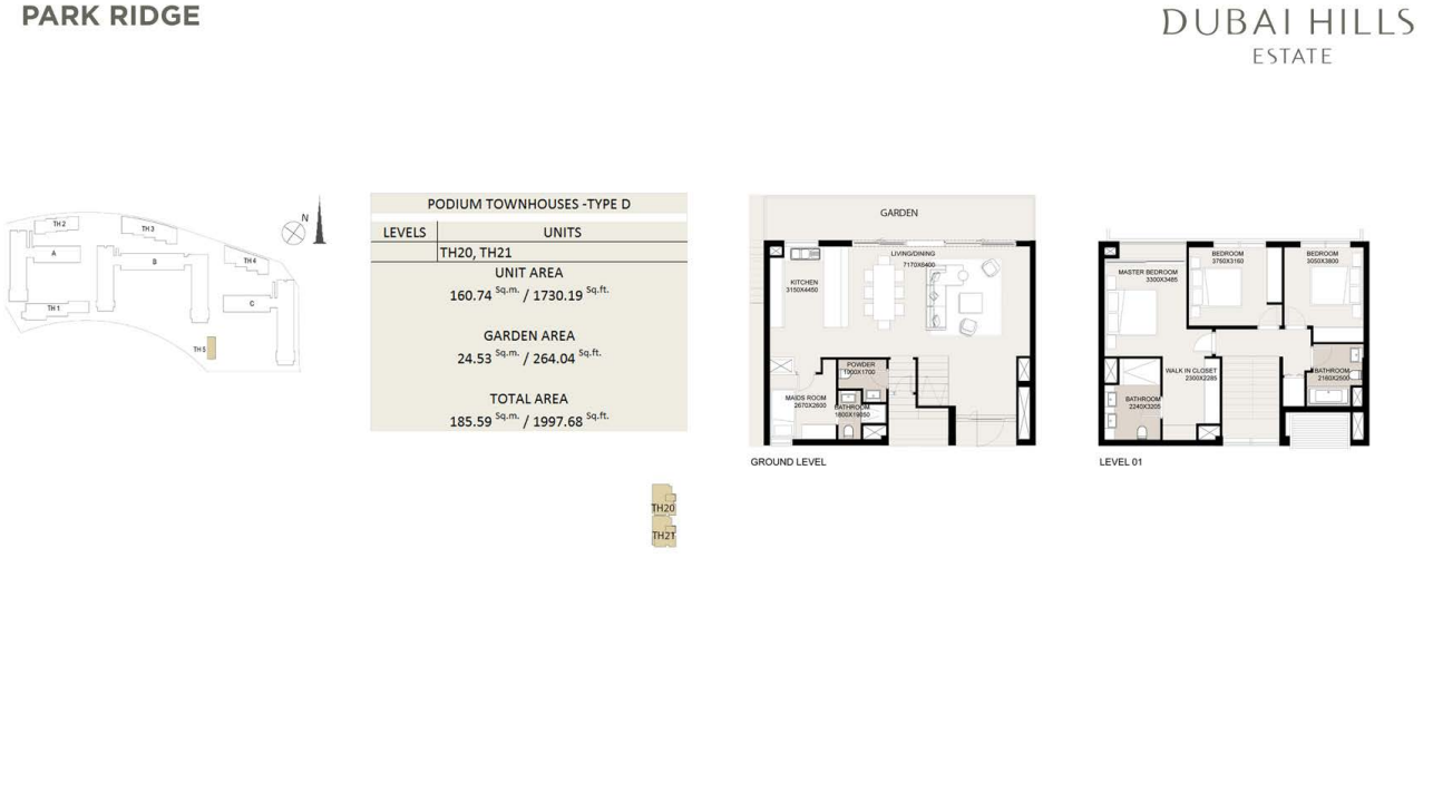 Apartments and Townhouses for sale in Park Ridge Tower C