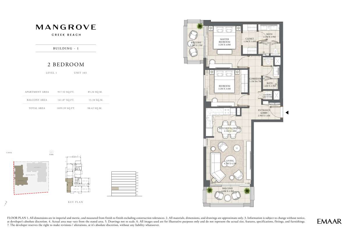 Mangrove Building 1 at Creek Beach, Dubai Creek Harbour - Dubricks.