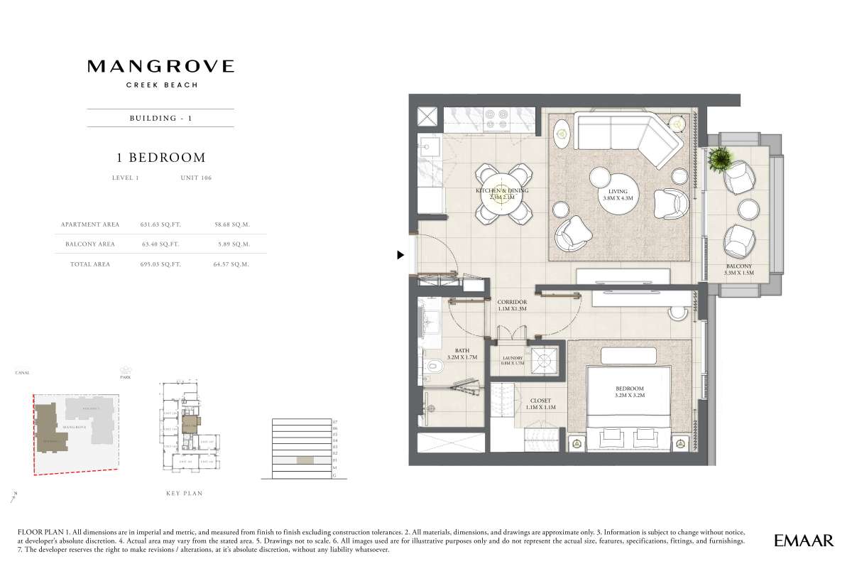 Mangrove Building 1 at Creek Beach, Dubai Creek Harbour - Dubricks.