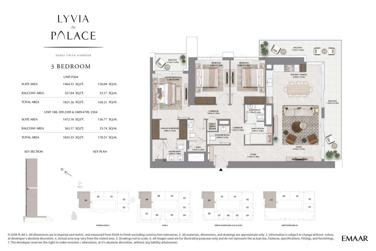 Lyvia By Palace in Green Gate, Dubai Creek Harbour, Dubai - Dubricks.