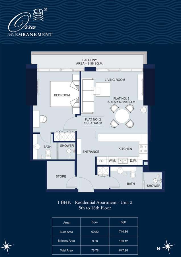 Orra The Embankment in Jumeirah Lakes Towers, Dubai - Dubricks.