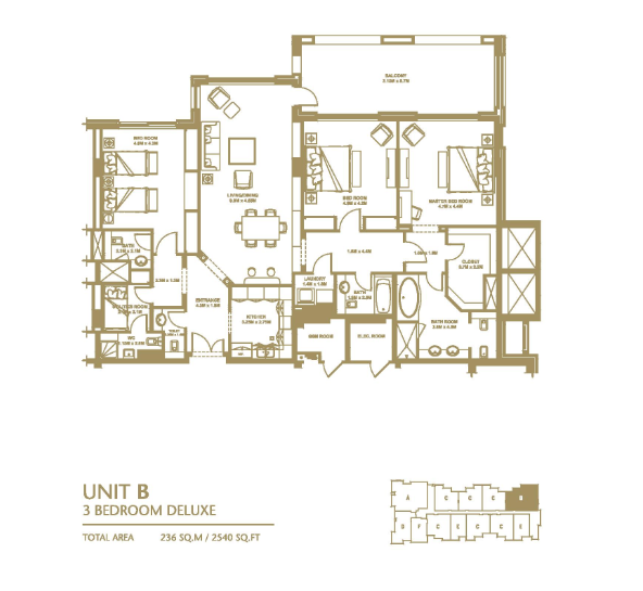 1-2-3 Bedroom Apartment and 6 Bedroom Penthouse for sale at The Palm ...