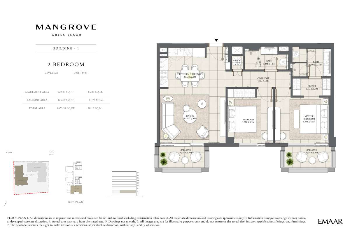 Mangrove Building 1 at Creek Beach, Dubai Creek Harbour - Dubricks.