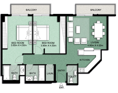Tala Tower 1 is located in Liwan